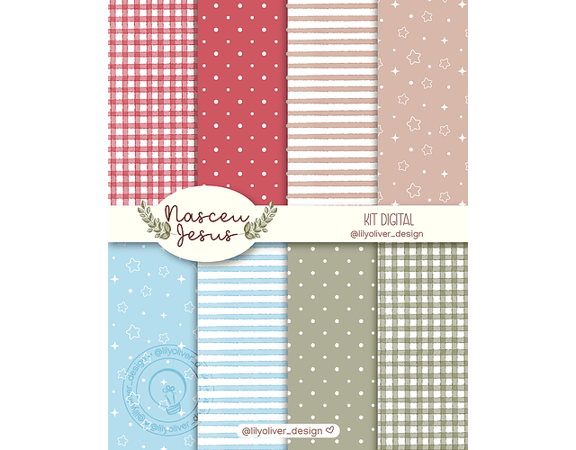 KIT DIGITAL NASCEU JESUS NATAL - LILLY OLIVER
