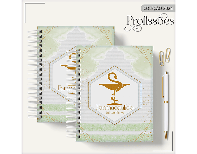 Aquivo Encadernação Kit Farmacêutico - LINA CRIATIVA