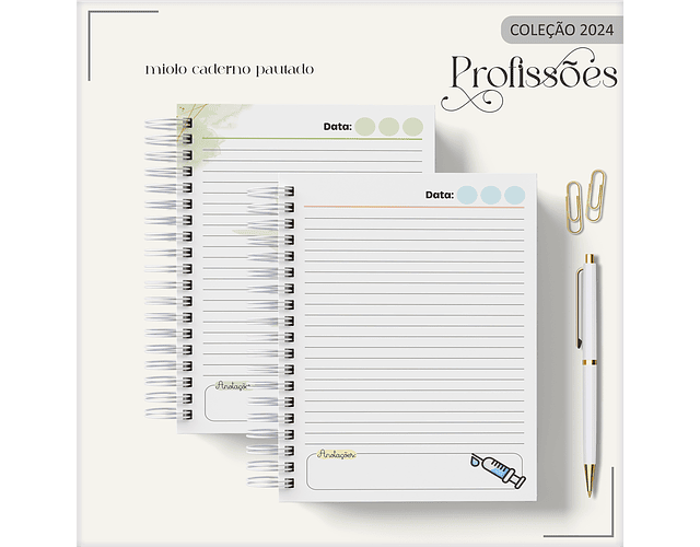 Aquivo Encadernação Kit Farmacêutico - LINA CRIATIVA