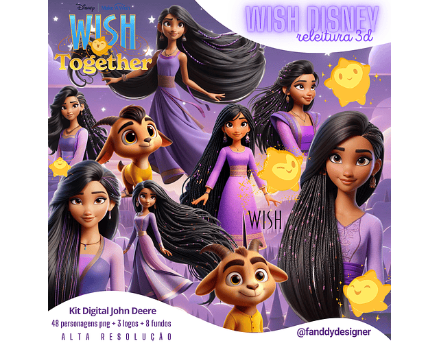 Kit Digital Wish Disney
