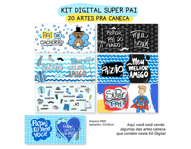 Kit Digital Dia dos Pais 2020 - PANDOCA