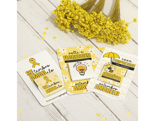 Arquivo Setembro Amarelo Card Chocolate La Creme Girassol