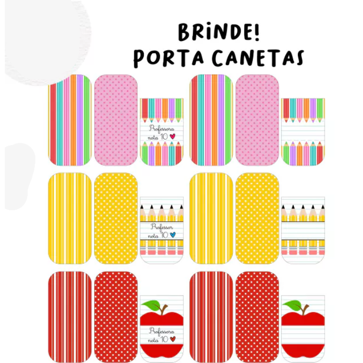 Kit Digital Dia dos Professores Aquarela - casinha da estamp