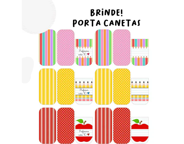 Kit Digital Dia dos Professores Aquarela - casinha da estamp