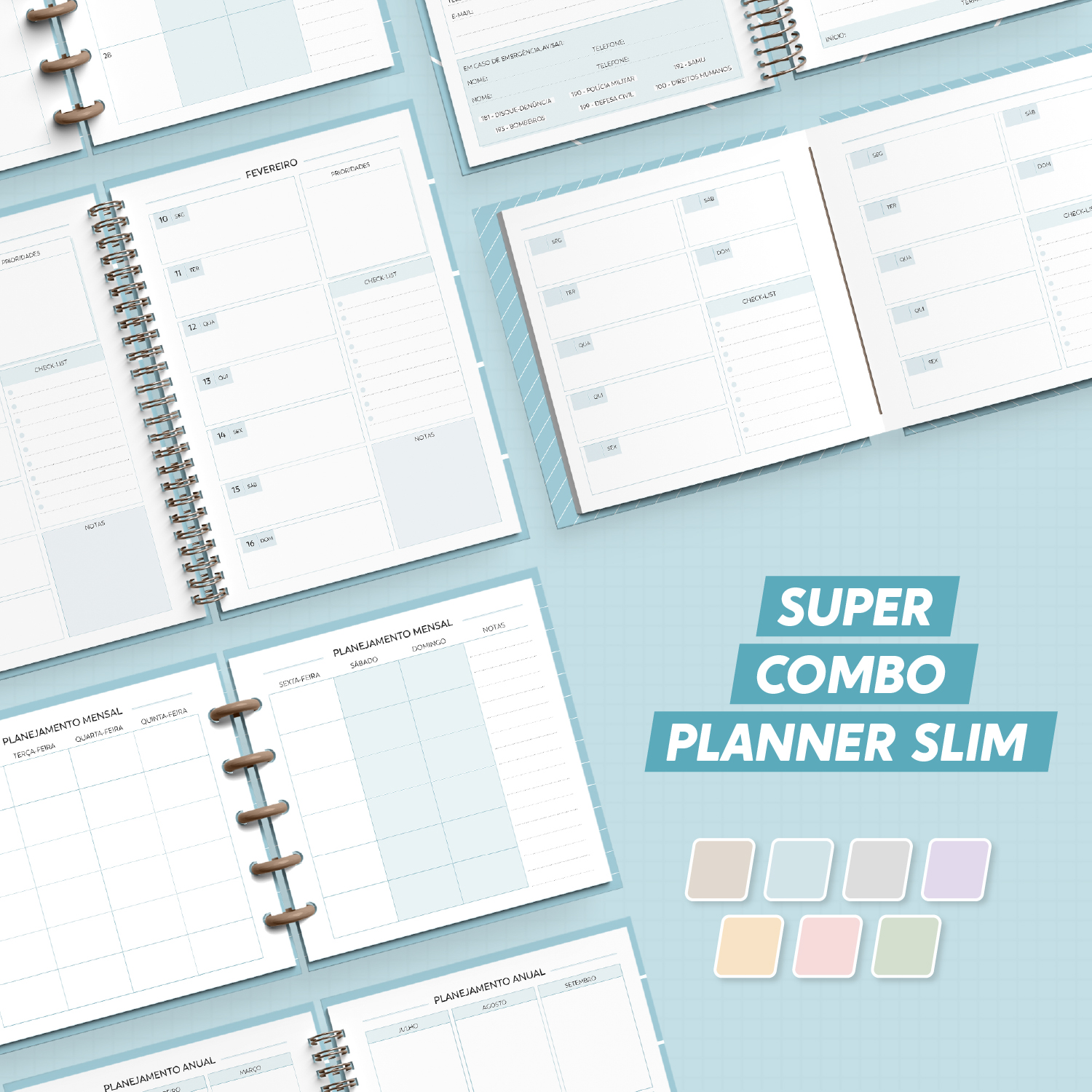Arquivo Super Combo Planner Slim - NILMARA