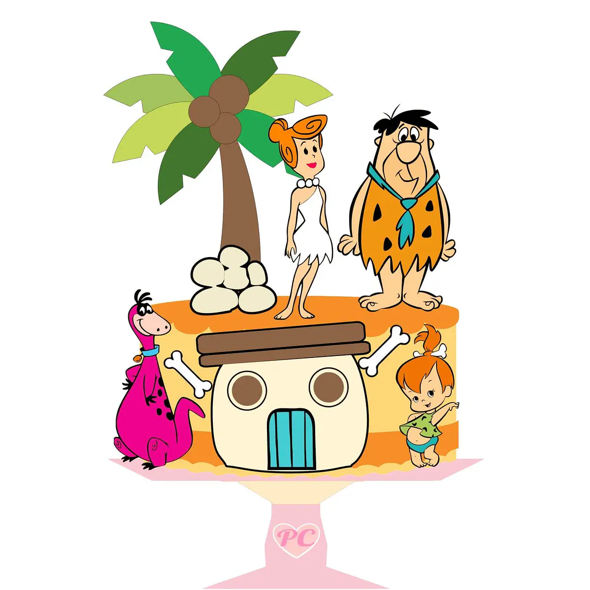 Arquivo de Corte Topo Os Flintstones