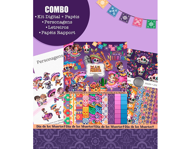 Kit Digital Dia de Los Muertos - TITA