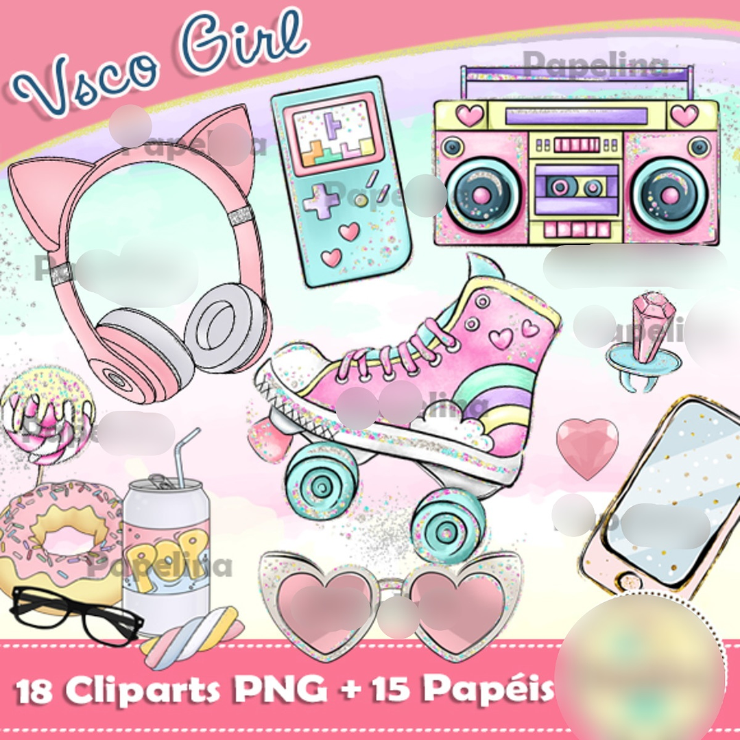 Kit Digital Vsco Girl