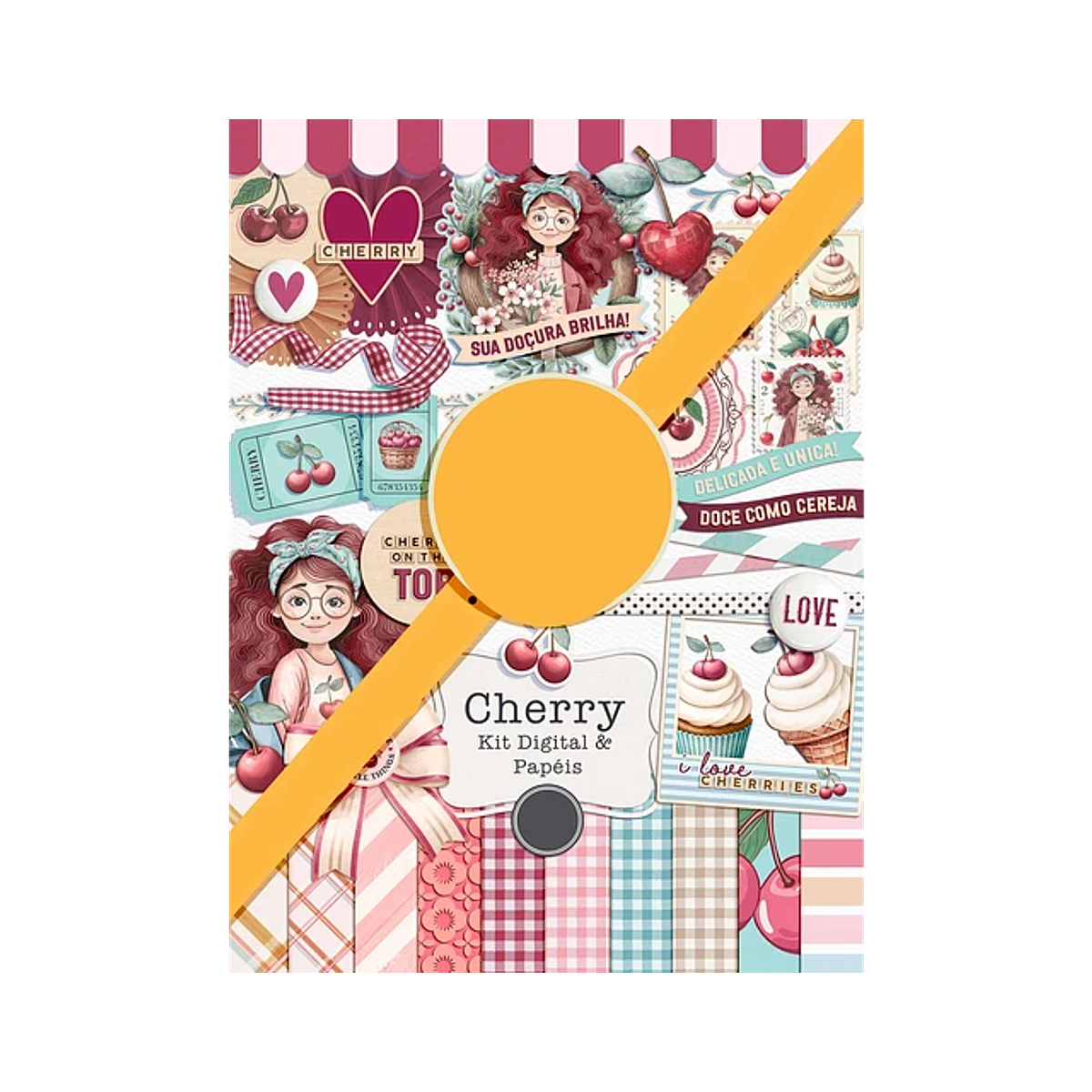 Kit Digital Cherry Cerejinha - tita