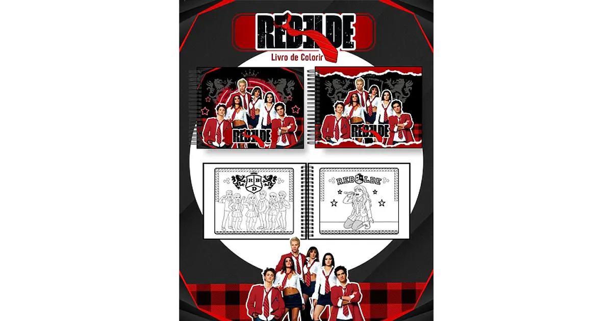 Arquivo Livro de Colorir RBD - PAMELLA