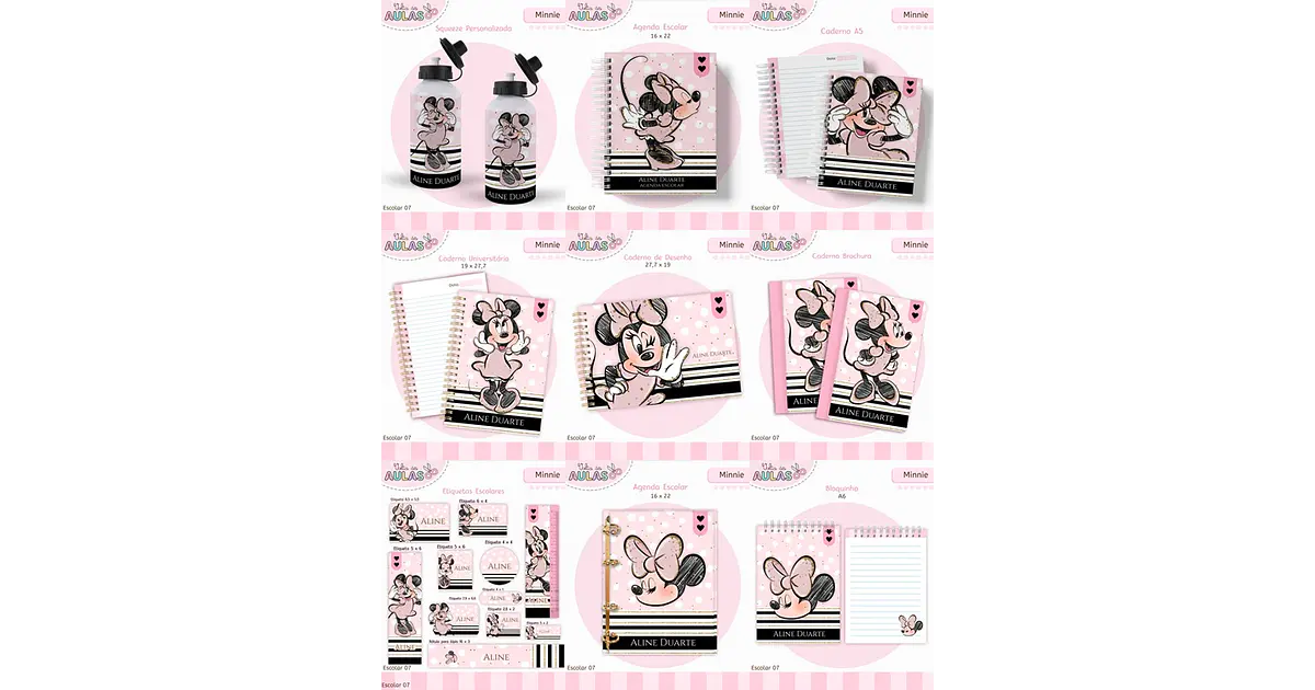 Arquivo Escolar Minnie 2026