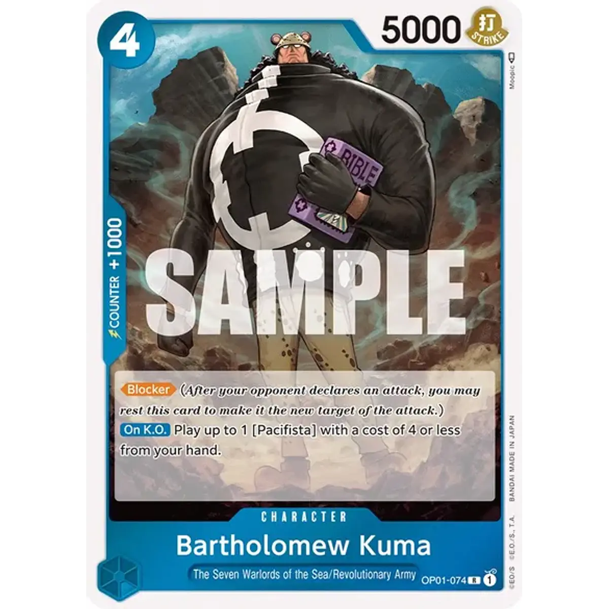 Bartholomew Kuma - Romance Dawn (OP01)