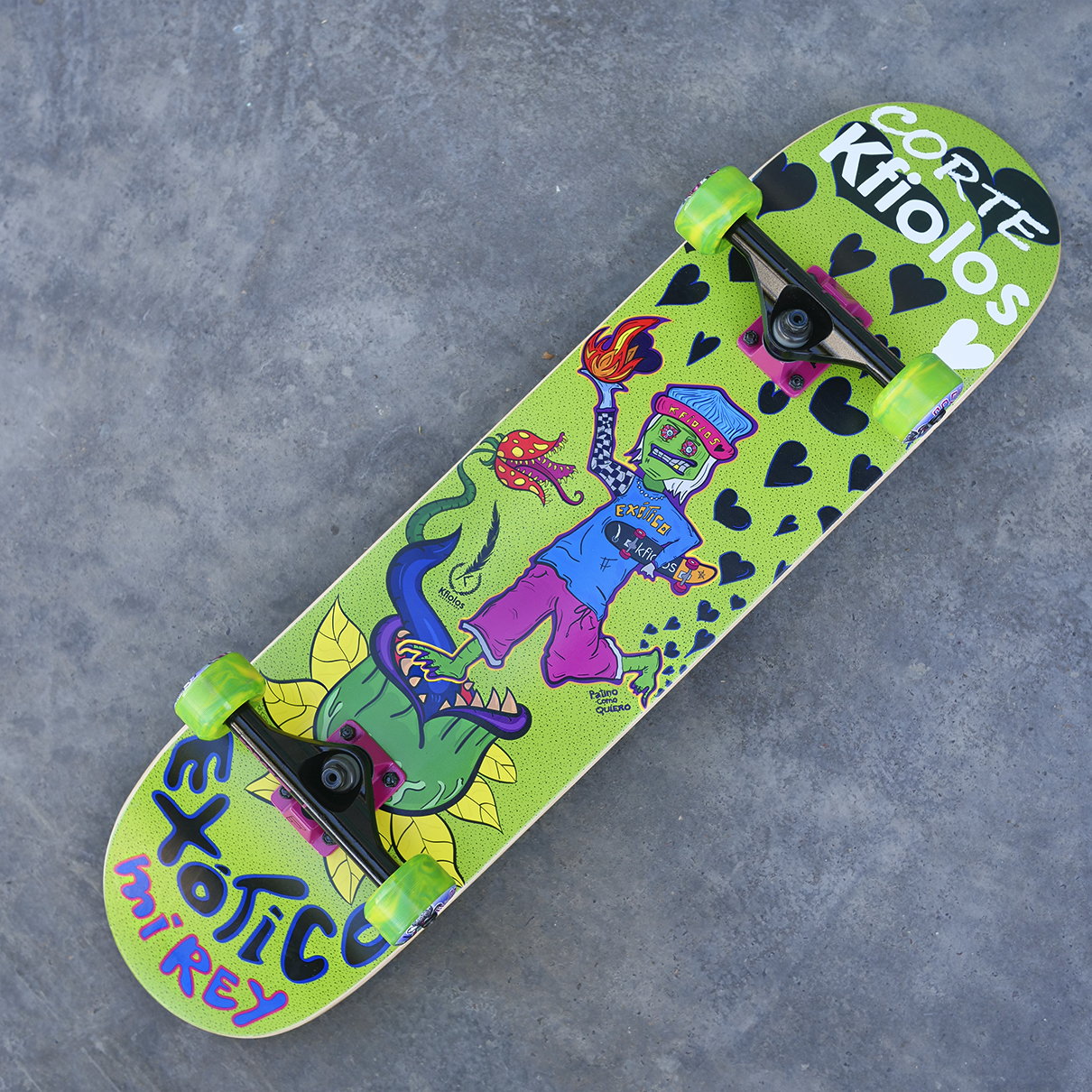 SKATE COMPLETO KFIOLOS MONO LOCO 8 PRO1