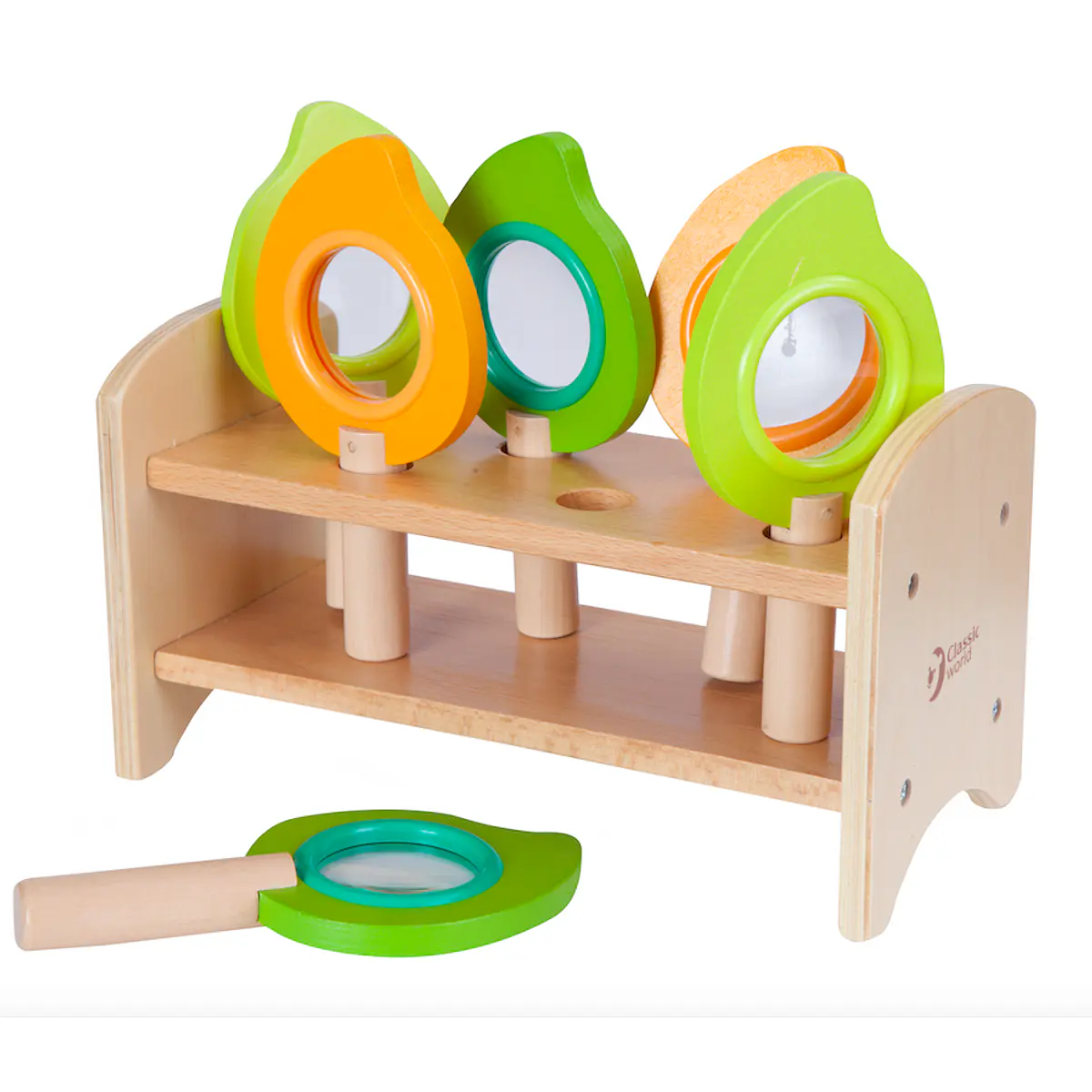 Set De Lupas De Madera