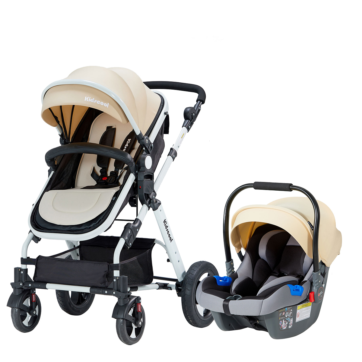 Coche cuna Travel System Beige