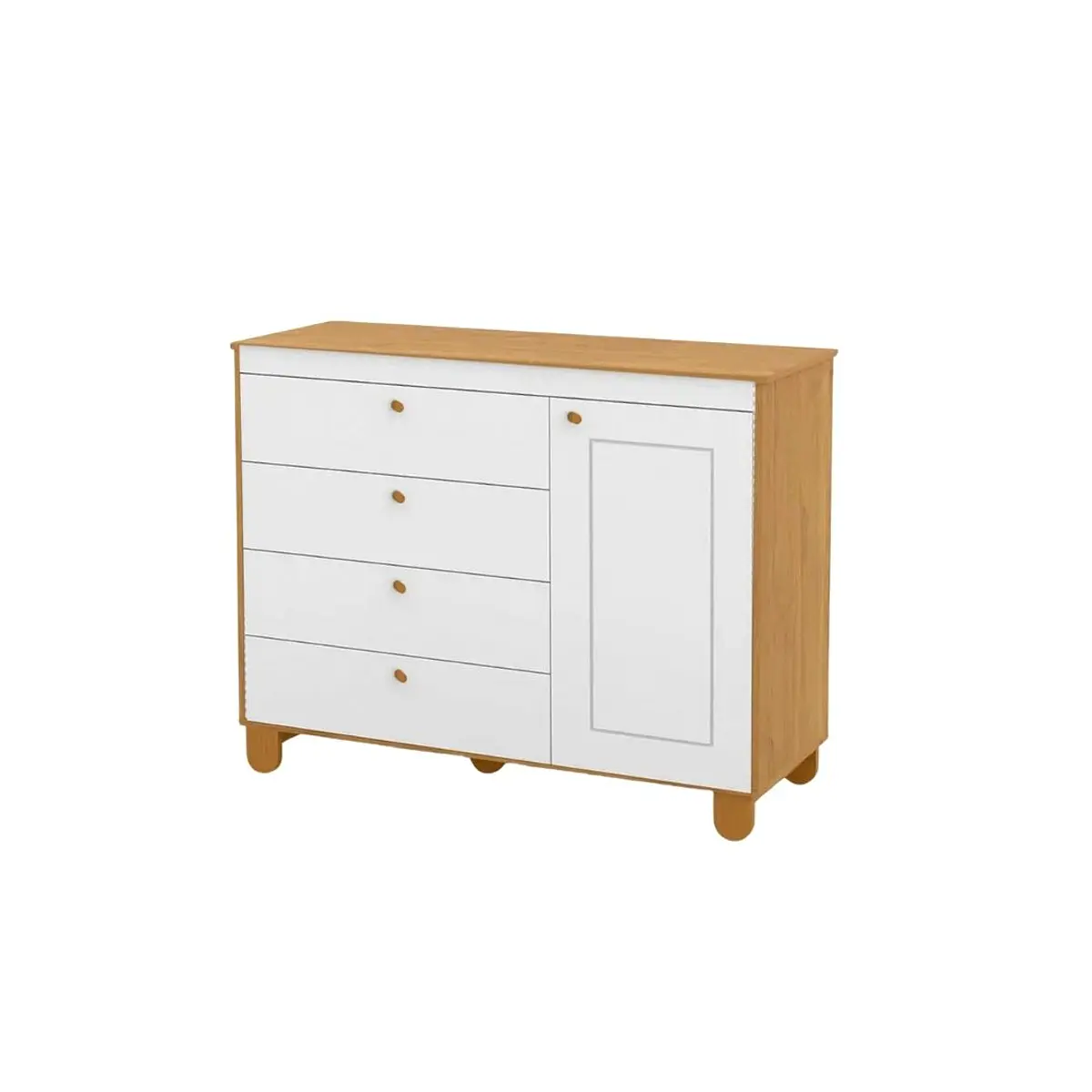 Comoda Con Puerta Zupi Caramelo