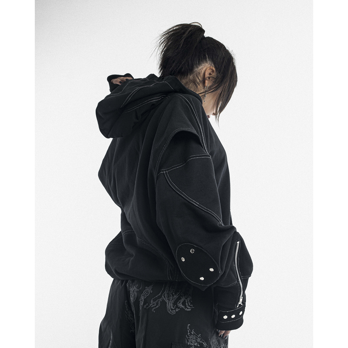 Ninja Hoodie (Medium Contrast) Oversize boxy