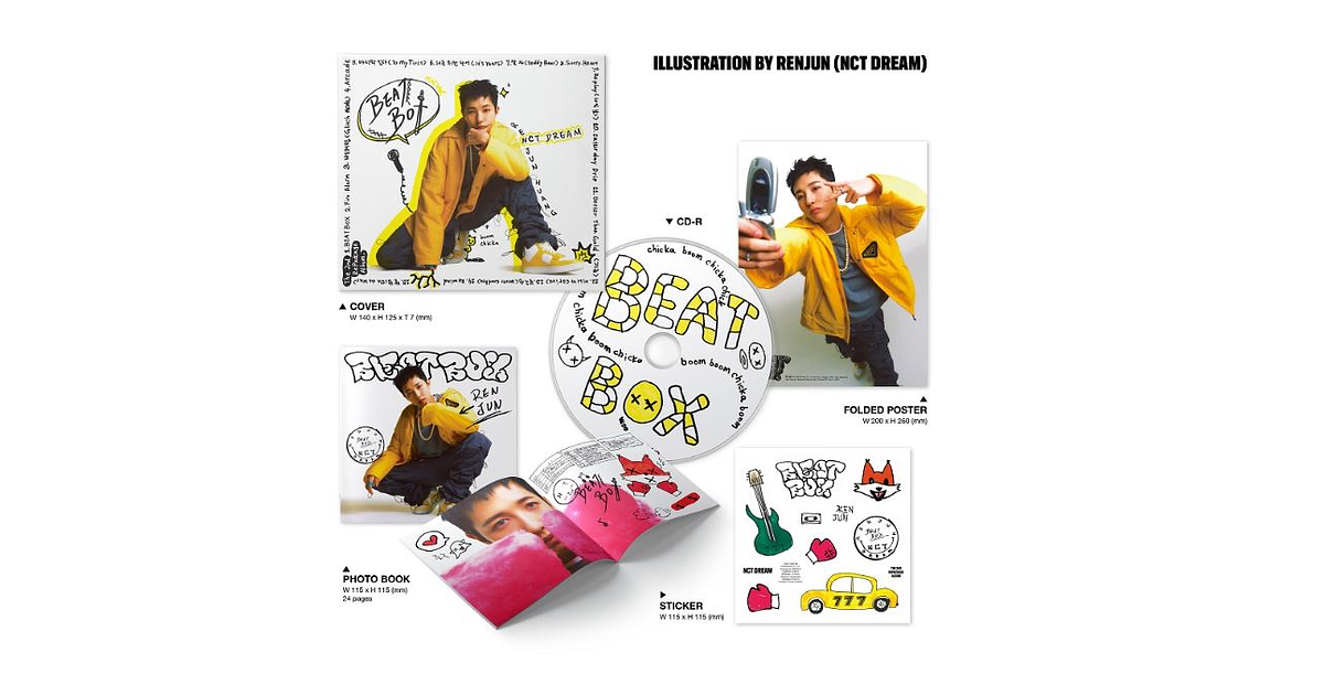 NCT DREAM - Beatbox (Digipack) - Illustrator by renjun