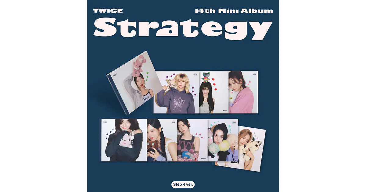 (TWICE) 14th Mini Album - STRATEGY (step 4 MINA)