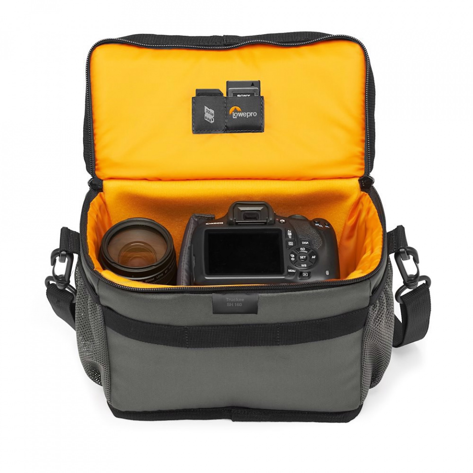 Bolso Fotográfico Lowepro Truckee SH 160 LX Gris