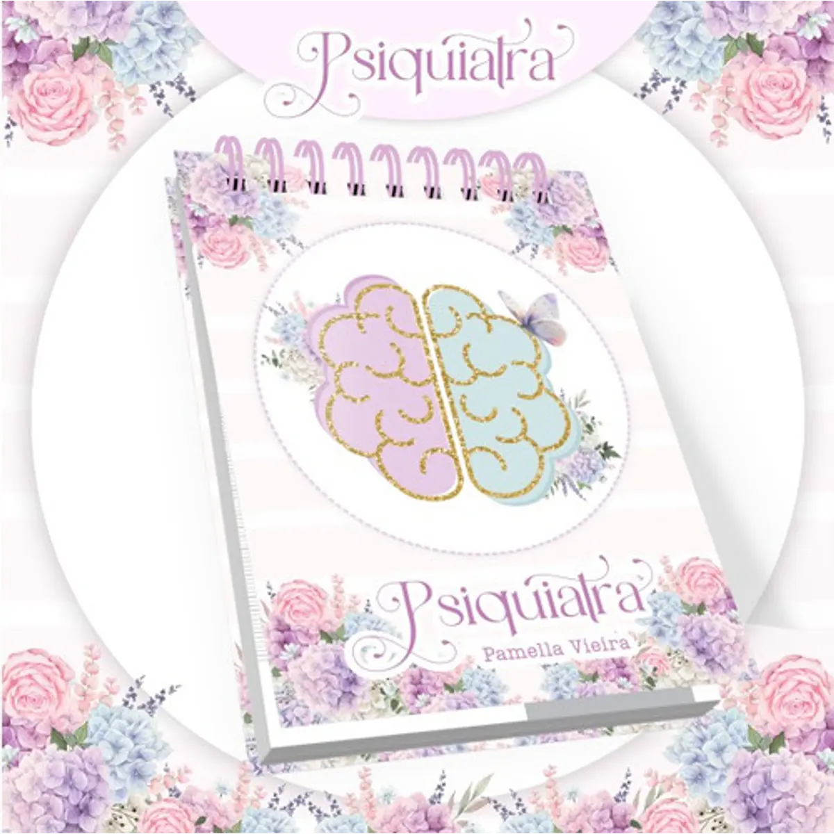 Pack Encadernação Psiquiatria 2024 1 Arquivo Digital | Kriato Design