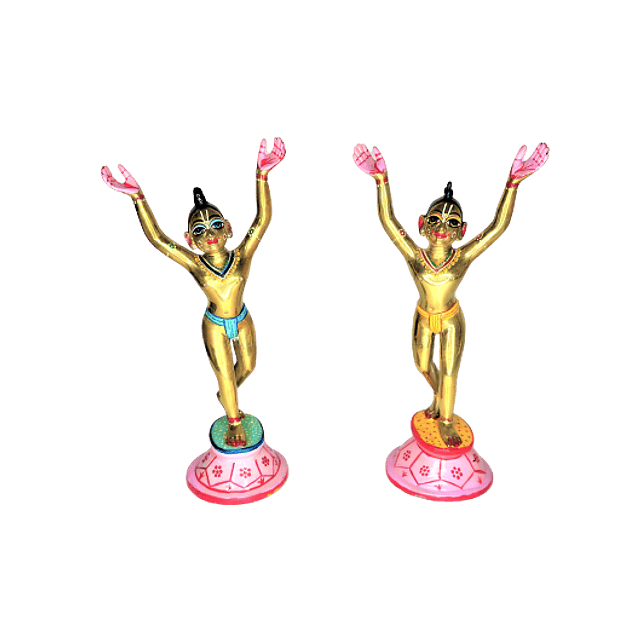 Deidades Gour Nitay Bronce