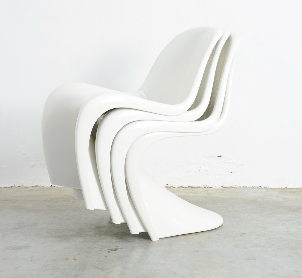 Silla Panton de Verner en color transparente