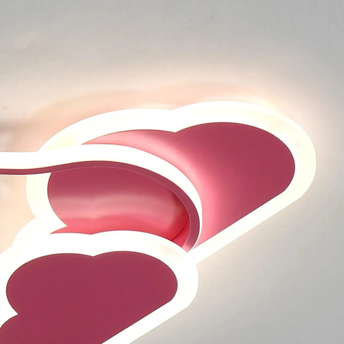 Lámpara Led De Techo Infantil Nubes, Luz Regulable
