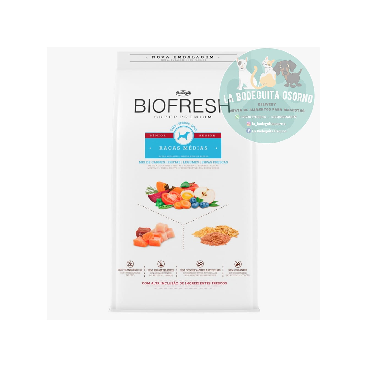 Biofresh Perro Senior Raza Mediana