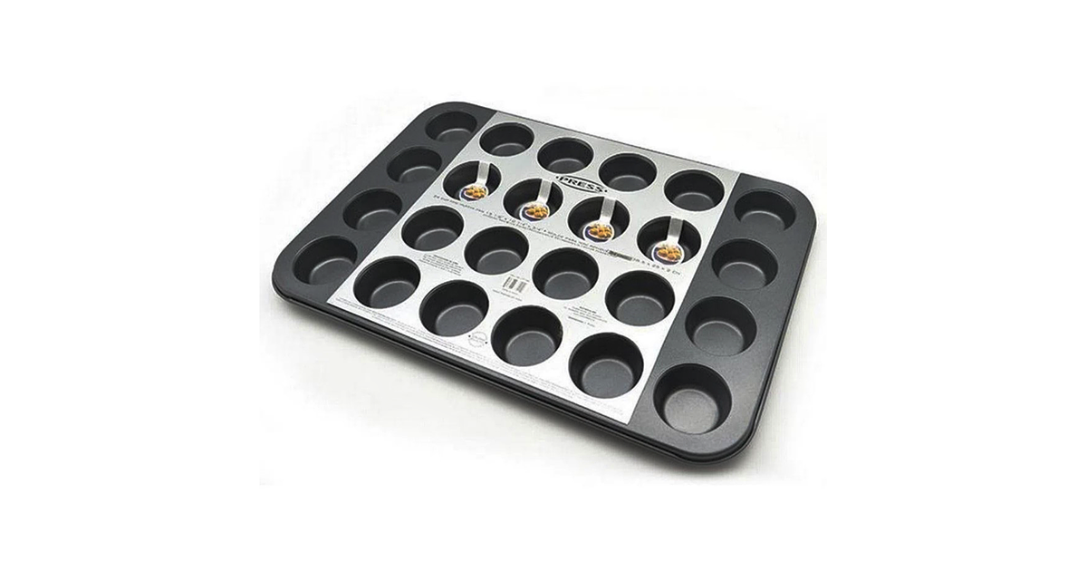 Molde Mini Ponque 24 Unds 38.5*26*2Cm