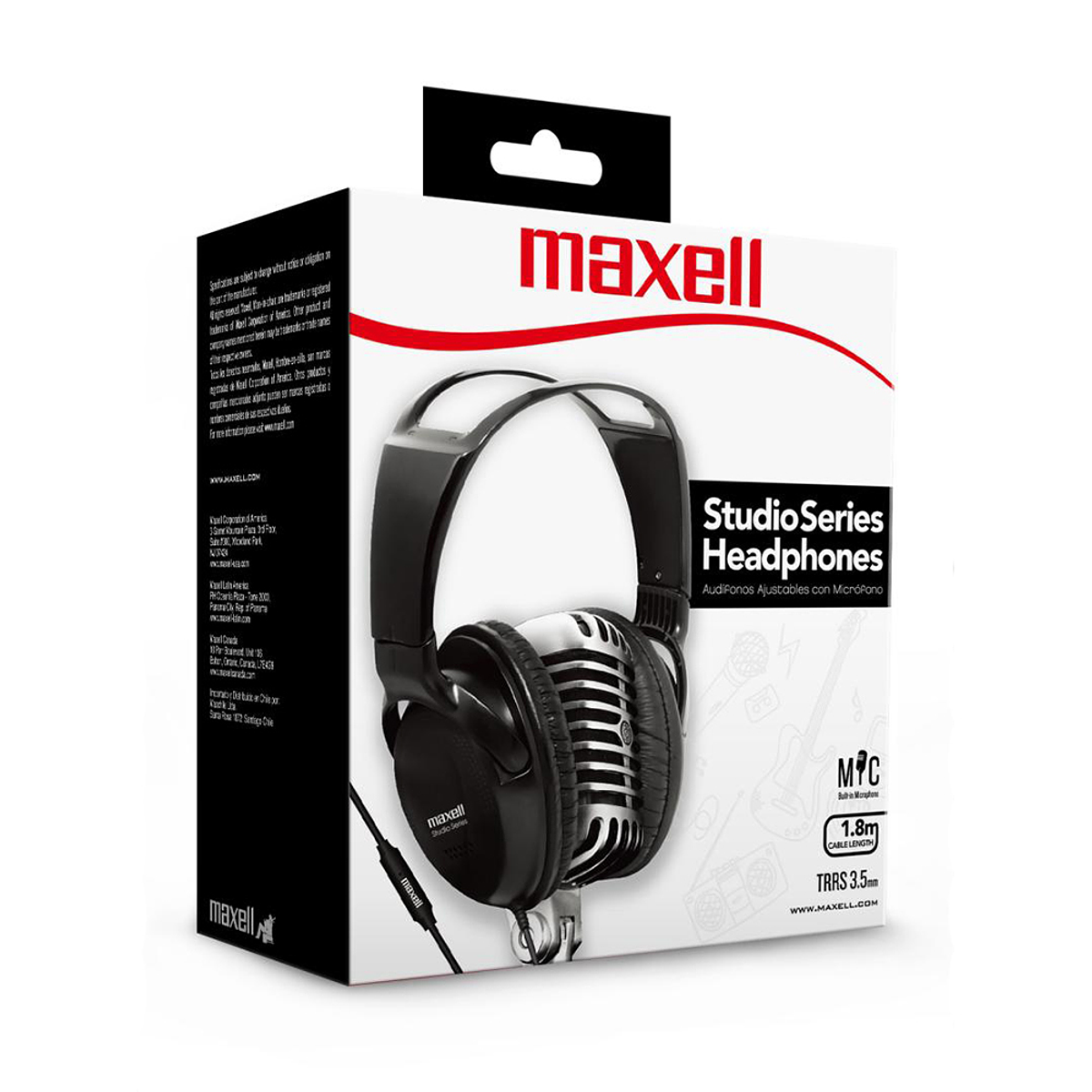 Maxell Audio Studio St-2000 Black Con Microfono