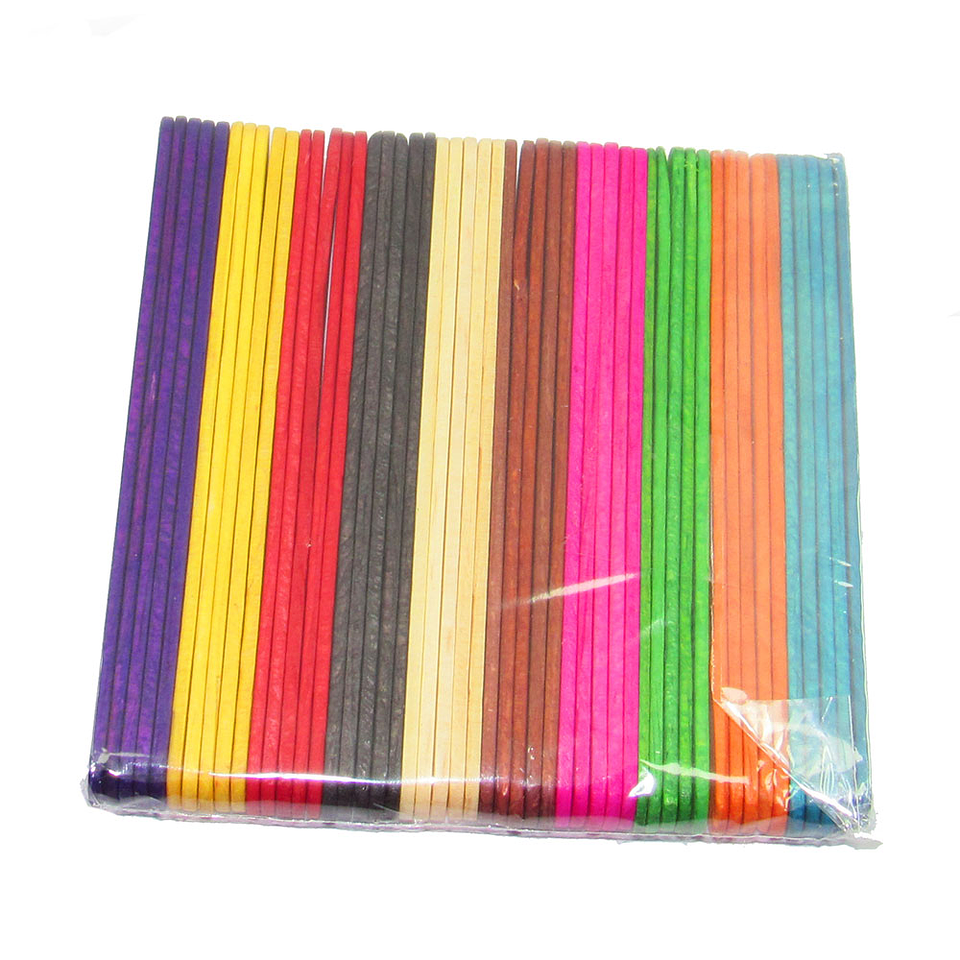 Palo Paleta Craft Colores X 50 Unidades