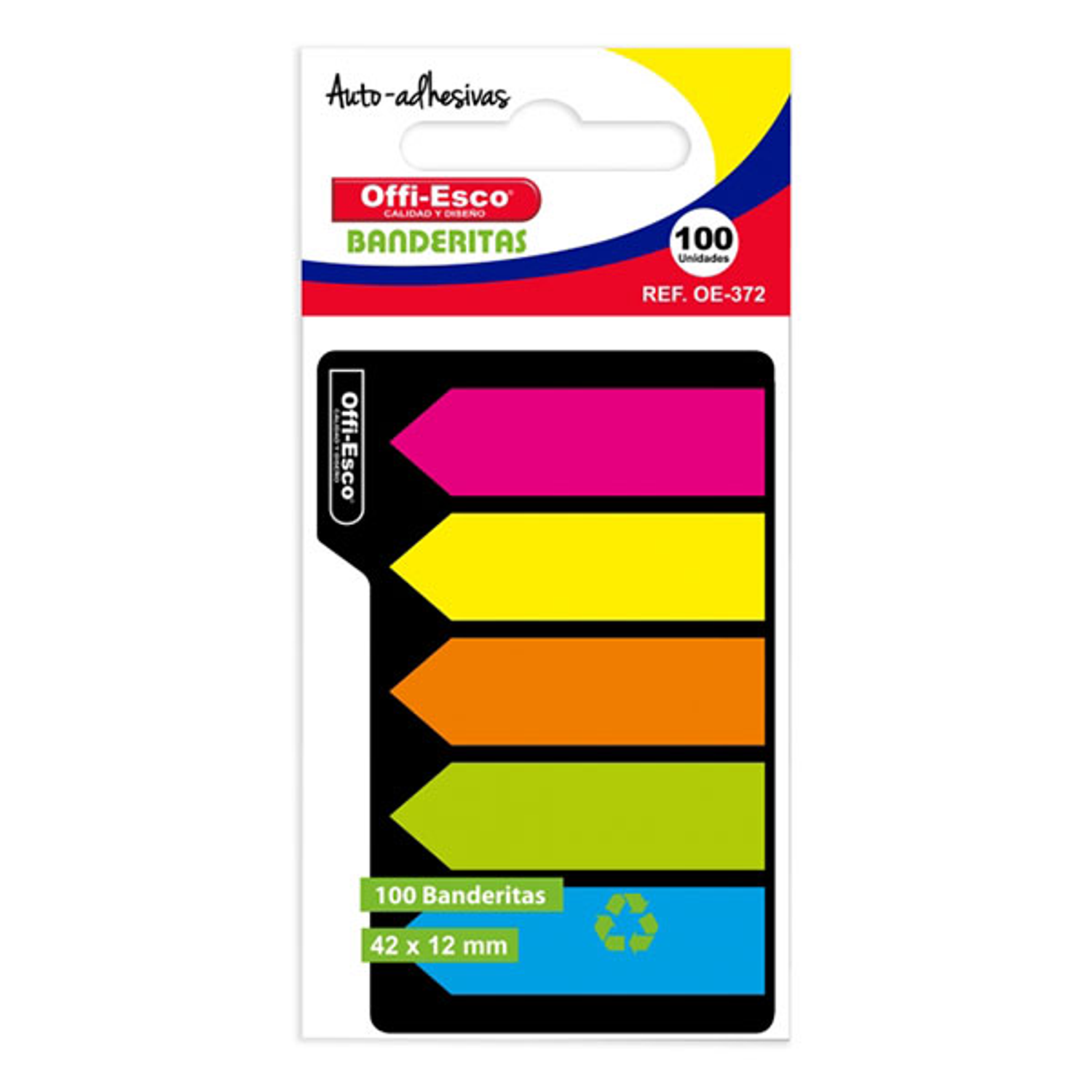 Banderitas adhesivas x 100