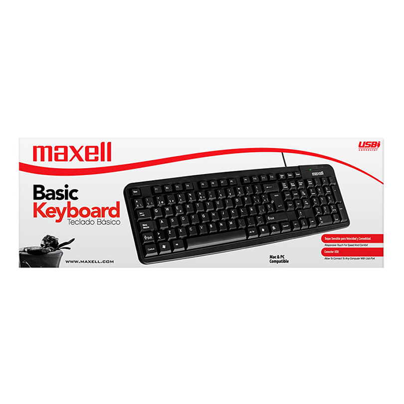 Teclado Maxell Alámbrico Kb-90 Básico