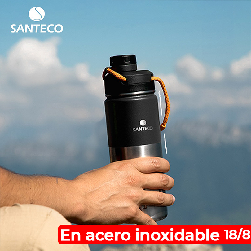 Termo Santeco Ktwo Carbón Black 500 Ml