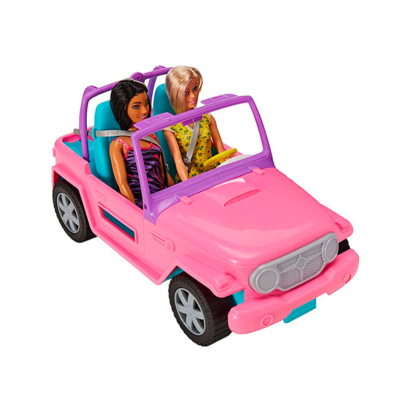 Set Barbie Jeep Con Amiga