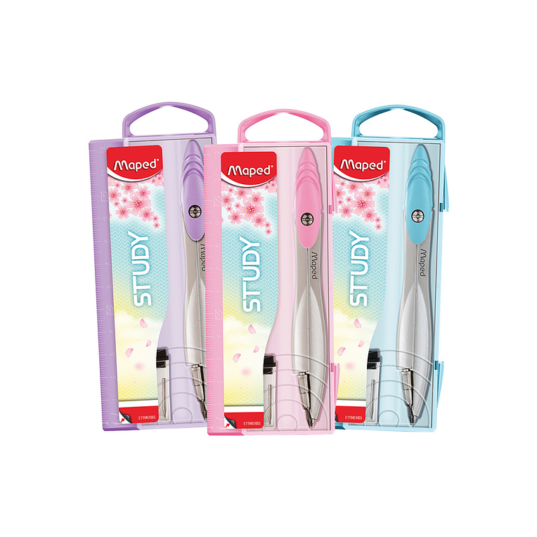 Compas Maped Study Pastel Holder Box