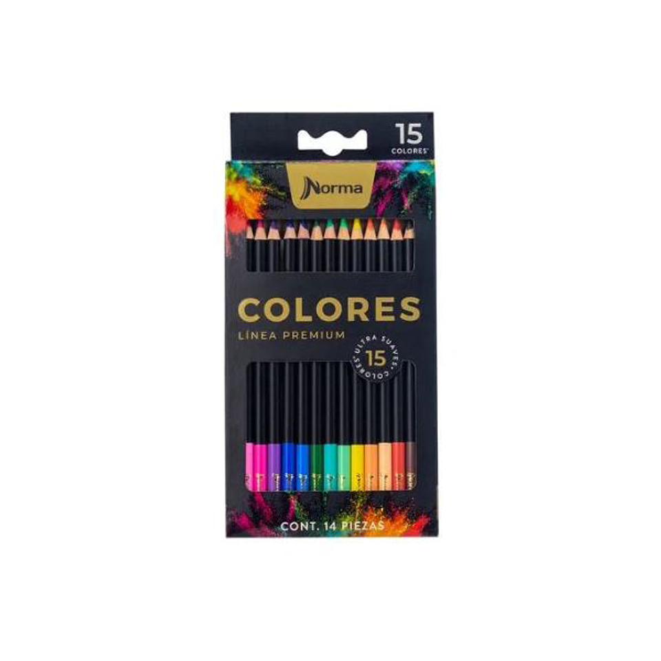 Colores Norma Premium X 15 Unidades
