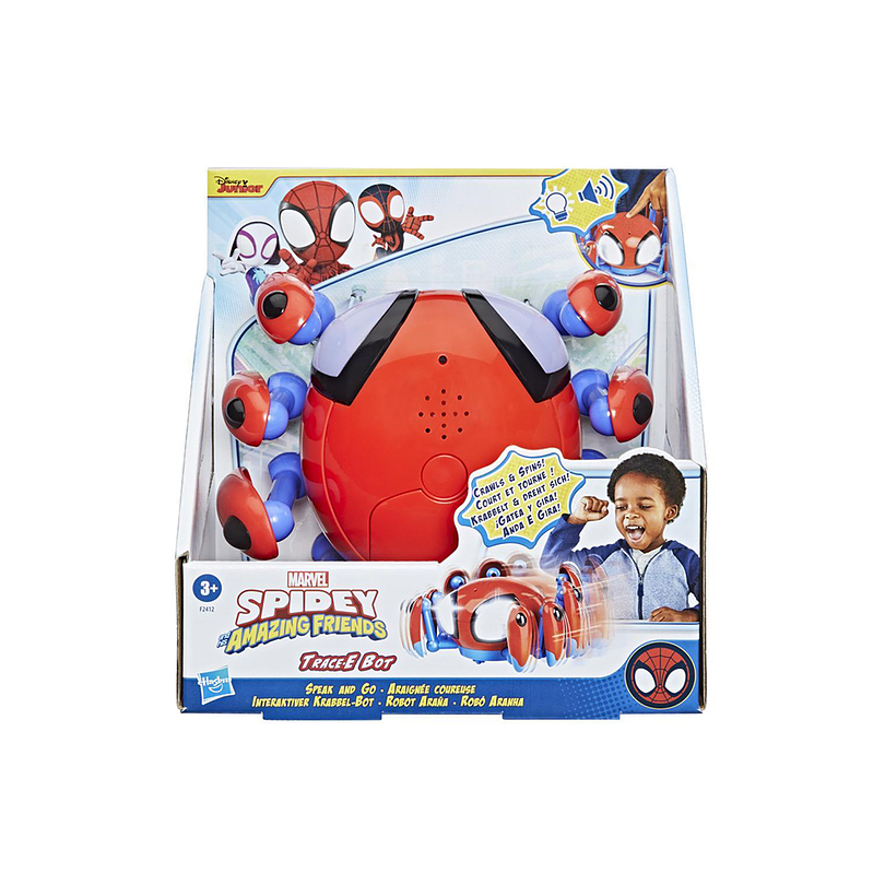 Spidey Amazing Friends Trace-E Bot Robot Araña