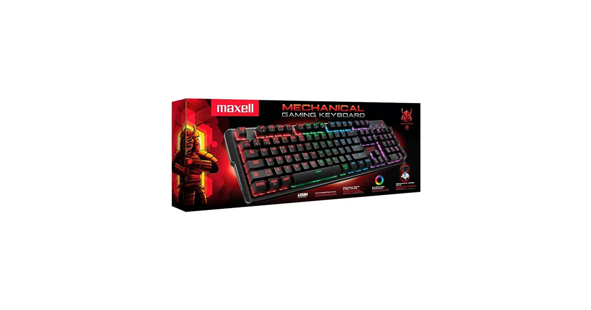 Teclado Maxell Gaming Mecánico 2.4 GHZ Iluminado