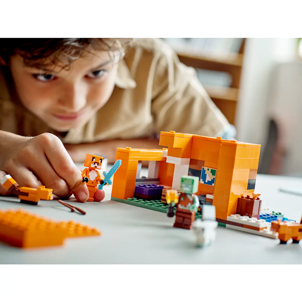 Lego Minecraft El Refugio-Zorro