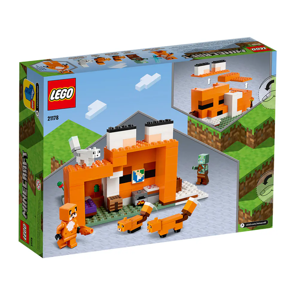 Lego Minecraft El Refugio-Zorro