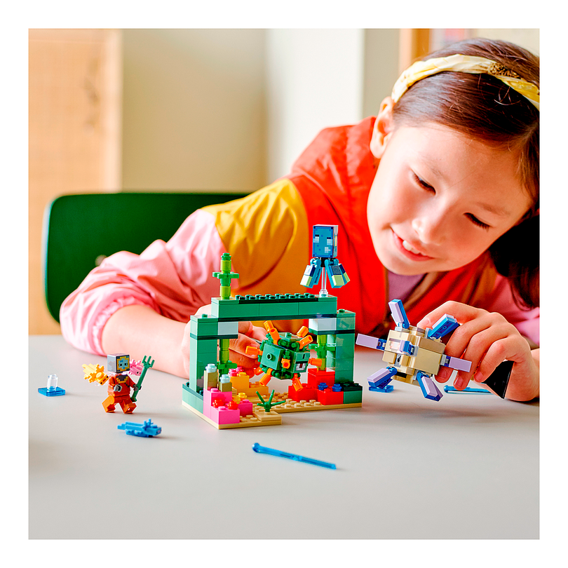 Lego Minecraft La Batalla contra el Guardián