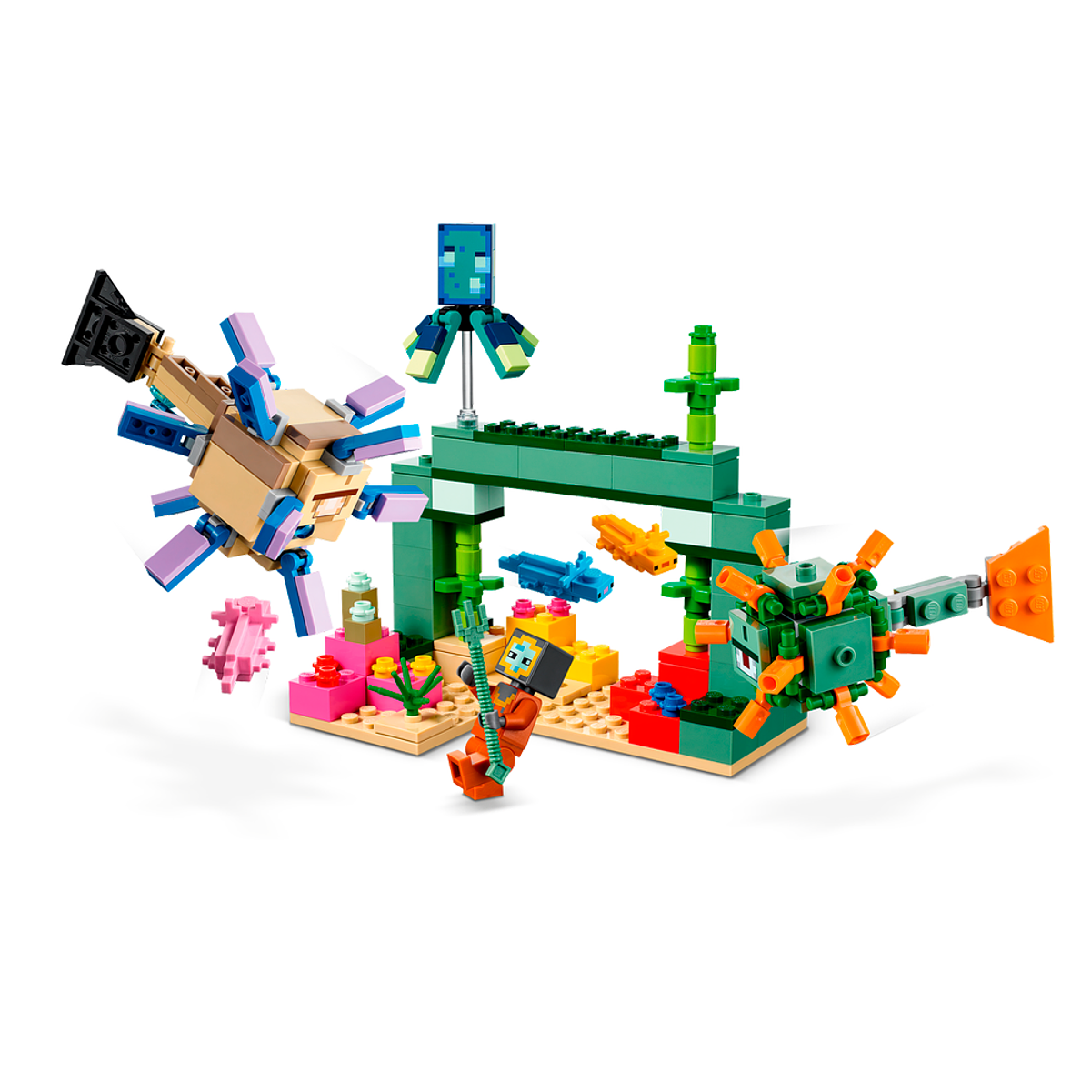 Lego Minecraft La Batalla contra el Guardián