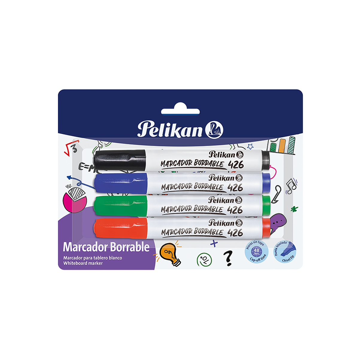 Marcadores Borrables Pelikan 426 X 4 Unidades