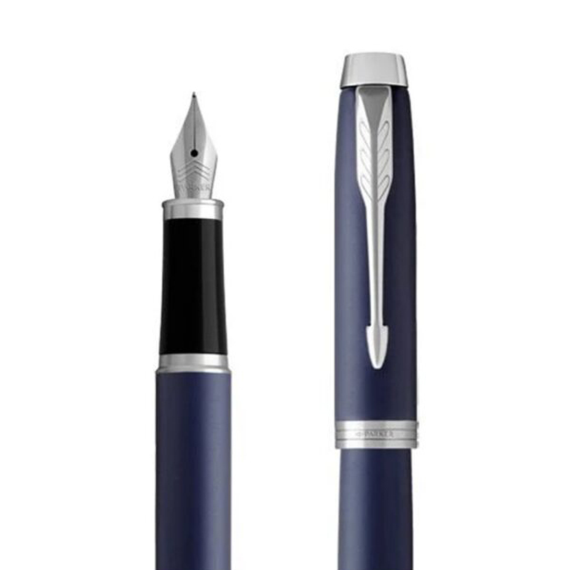 Pluma Parker Im Azul Mate Con Tapa