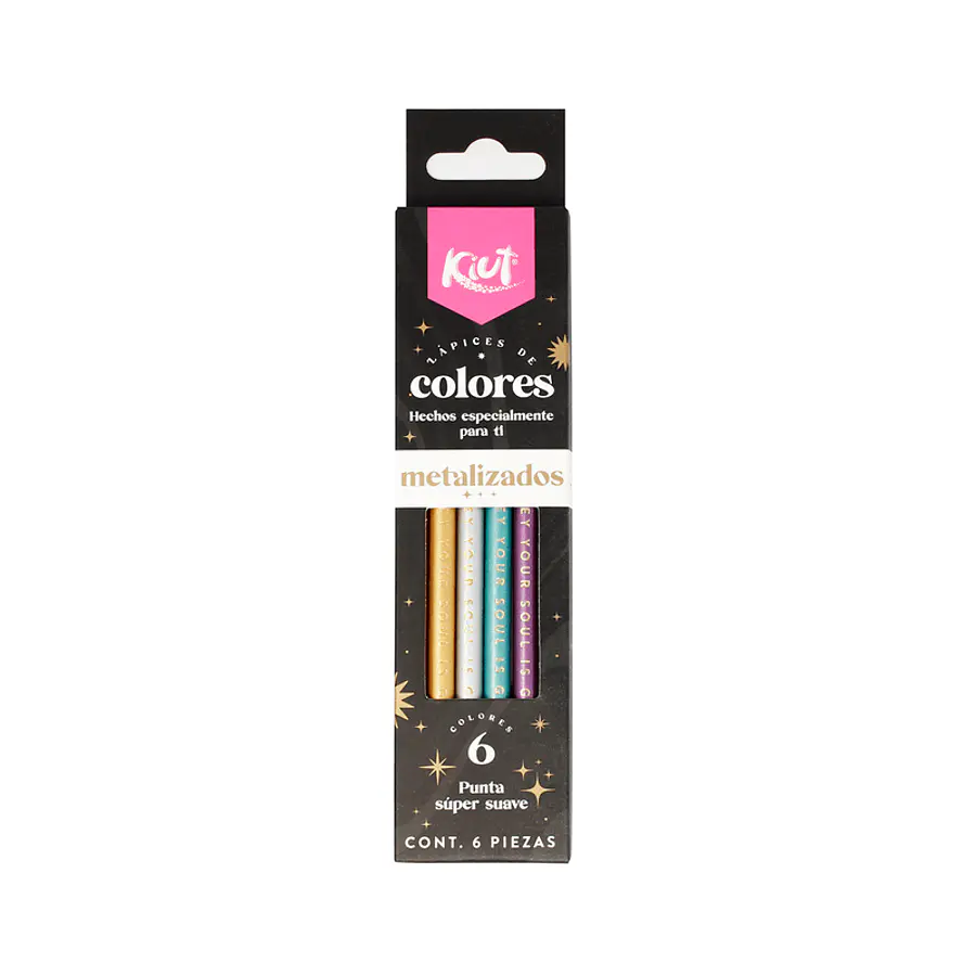 Colores Kiut Metalizados X 6 Unidades