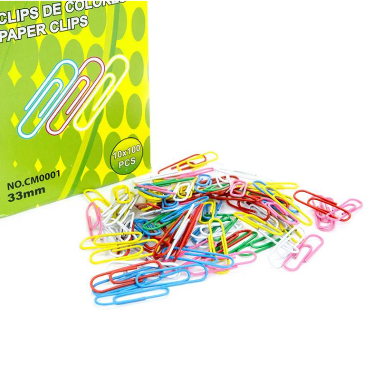 Clips Colores Click It X 100 Unidades