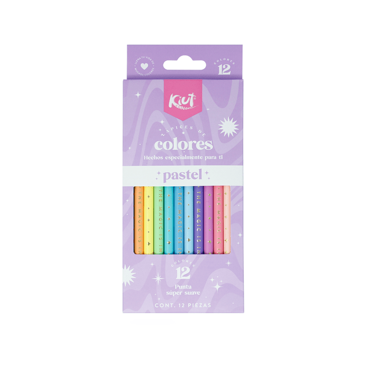 Colores Kiut Pastel X 12 Unidades