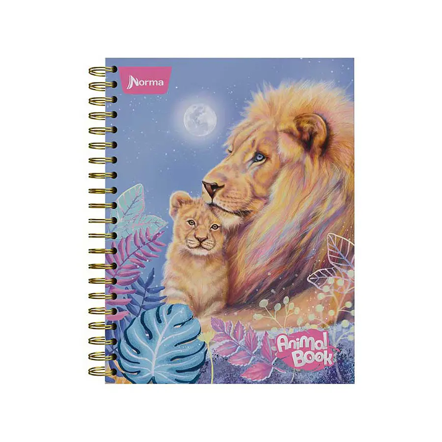Agenda Animal Book Pasta Dura Catedrática 7 Materias